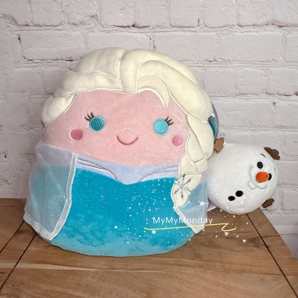Kellytoy | Other | Squishmallow Elsa And Olaf 4 Disney Plush | Poshmark
